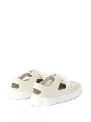 Fabiana Filippi Cut-out Lace-up Sneakers