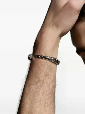 Mateo Screw Cuff - Silver