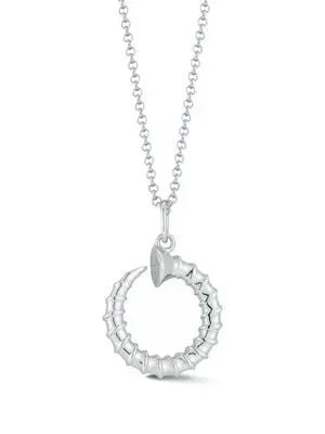 Mateo Screw Pendant Necklace - Silver