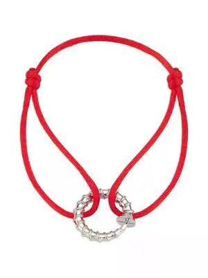 Mateo Screw Cord Bracelet - Silver