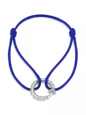 Mateo Screw Cord Bracelet - Silver