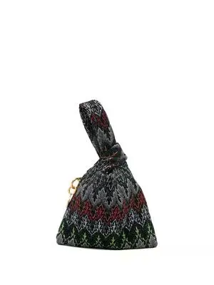 Missoni Raschel Pinetto Lurex Tote Bag Black