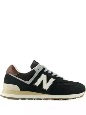 NEW BALANCE 574 Logo Detail Sneakers - Brown