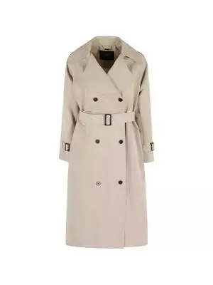 Seventy Belted Double-breasted Jacket - Neutrals