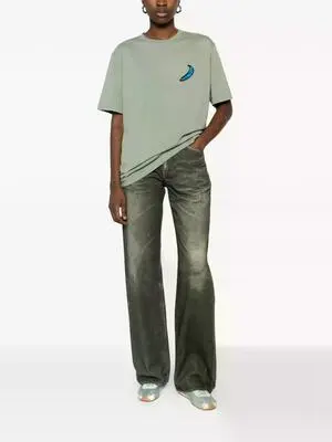 Études Studio Crew Neck T-shirt With Patch Detail