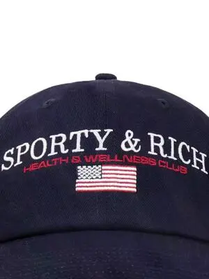 SPORTY & RICH Baseball Cap With Embroidered Detail