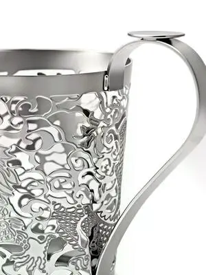 Shanghai Tang Dragon Pattern Crystal Glass