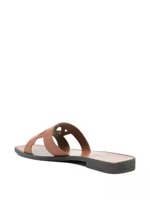 Karl Lagerfeld Skoot Iii Flat Sandals - Brown