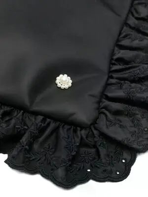 Simone Rocha Pillowcase Tote Bag With Ruffled Trim And Pearl Detail