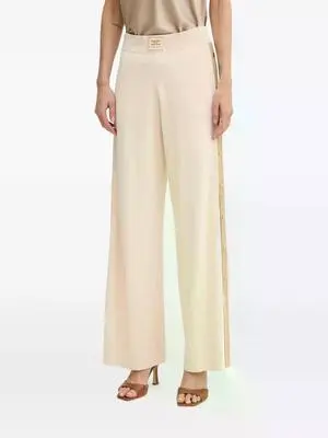 Elisabetta Franchi Side-stripe Logo-patch Trousers