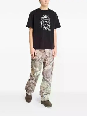 BRAIN DEAD Graphic-print Short-sleeve T-shirt