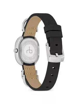 Rag & Bone Rory 25mm Watch With Leather Strap - Black
