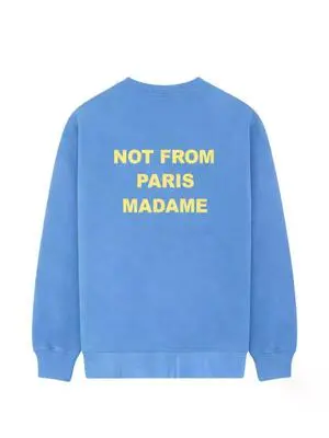 Drole De Monsieur Crew-neck Sweatshirt - Blue
