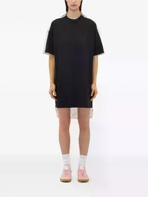 MSGM Floral Panel T-shirt Mini Dress