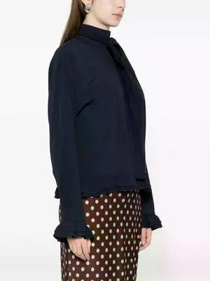 N°21 Ruffled Trim Shirt - Blue