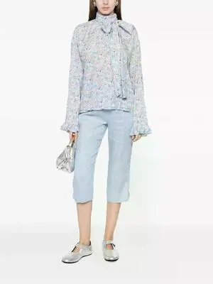 N°21 Bow Floral Blouse