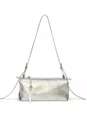 MSGM Cylinder Strap Shoulder Bag - Silver