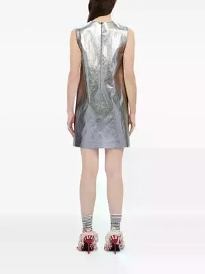 MSGM Sleeveless Crew Neck Mini Dress