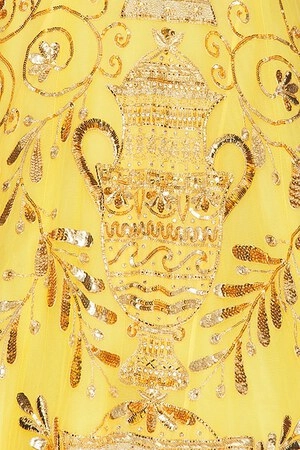 Carolina Herrera Embellished Strapless Gown
