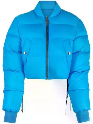 Khrisjoy Cropped Padded Bomber Jacket
