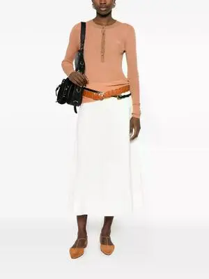Chloé Long-sleeve T-shirt With Button Closure