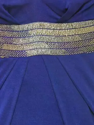 Roberto Cavalli Beaded Halterneck Jersey Dress