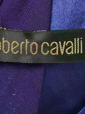 Roberto Cavalli Beaded Halterneck Jersey Dress