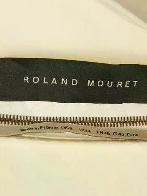 Roland Mouret Cut-out Mini Dress - Neutrals
