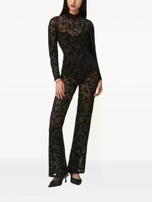 ALLSAINTS Rylee Floral Long-sleeve Jumpsuit