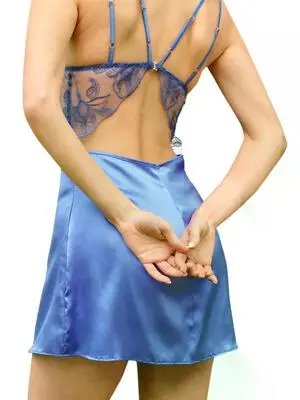 FLEUR OF ENGLAND Iris Silk Babydoll Night Slip