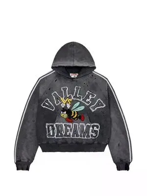 VALE FOREVER Graphic-print Hoodie - Grey