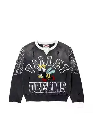VALE FOREVER Insignia Graphic Crew-neck Sweatshirt