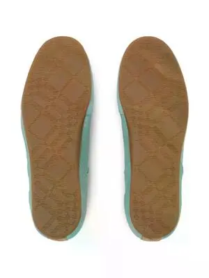 Burberry Leather Knight Runner Sneakers - Blue