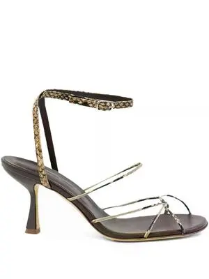 Christopher Esber Serpent Heel Sandals - Brown