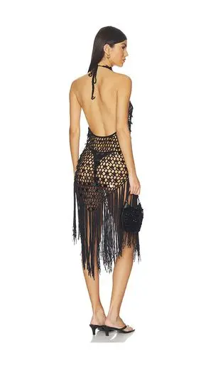 Superdown Karrigan Halter Midi Dress