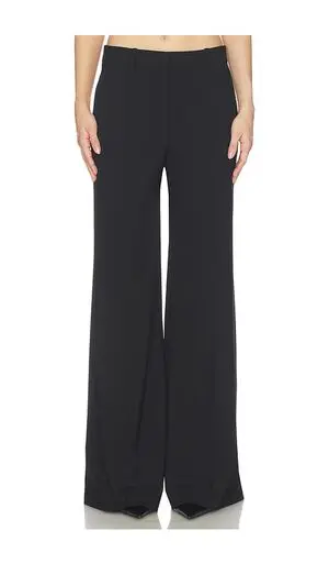 Theory Fluid Flare Trousers - Black