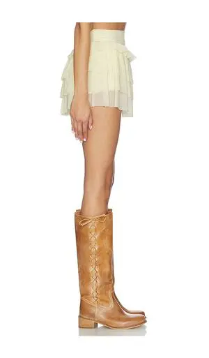 Majorelle Tiered Mesh Skort