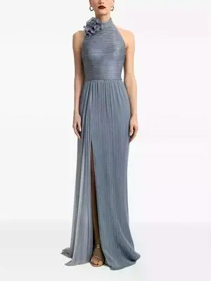 GEMY MAALOUF Floral-appliqué Gown