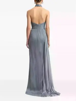 GEMY MAALOUF Floral-appliqué Gown