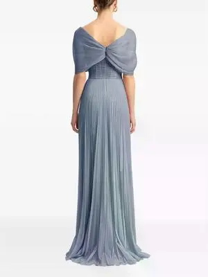 GEMY MAALOUF Draped Panel Gown