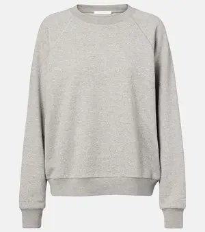 THE ROW Eulalia Cotton And Cashmere Sweatshirt - Grey