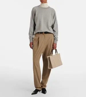 THE ROW Eulalia Cotton And Cashmere Sweatshirt