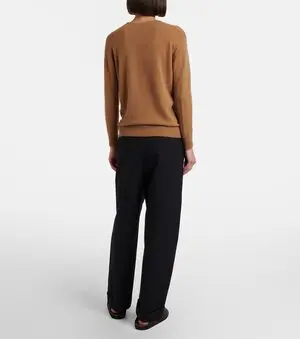 THE ROW Delano Cotton Straight Pants - Black