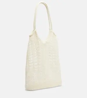 ERES Crochet Shoulder Bag - Beige