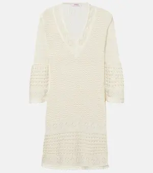 ERES Divina Crochet Minidress - Beige