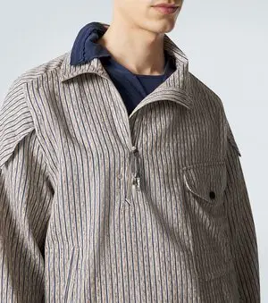 KIKO KOSTADINOV Farkas Cotton And Linen-blend Jacket - Multicoloured