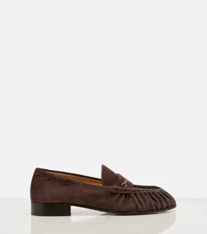 Valentino Garavani Vlogo Suede Loafers