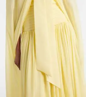 LA FUORI Draped Cape And Gown Set