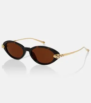 Cartier Panthere De Oval Sunglasses