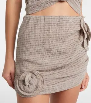 Magda Butrym Striped Miniskirt
